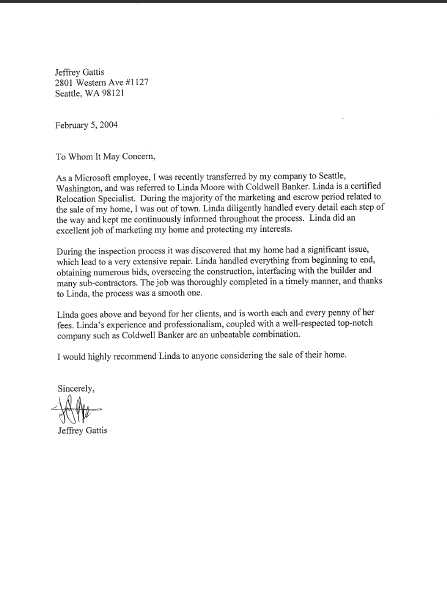 Linda Moore Encinitas Real Estate Testimonials | Encinitas Realtor